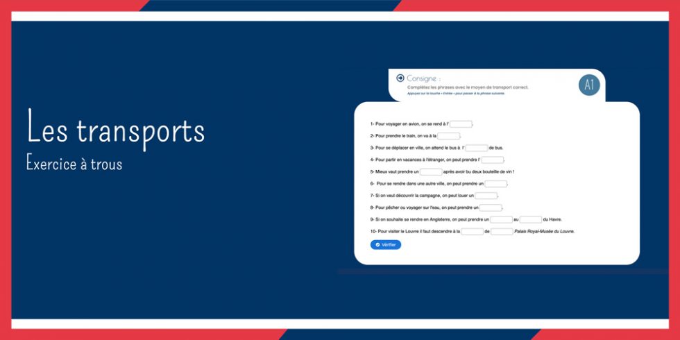 Transportation in French 🇫🇷 Vocabulary, Grammar and Pronunciation ...