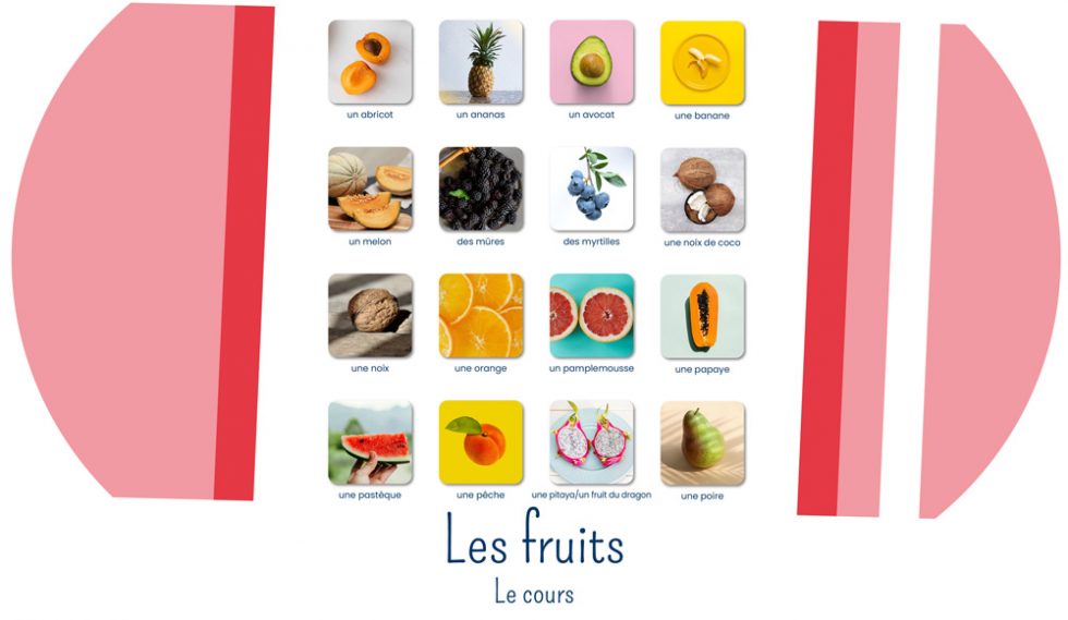 Fruits in French 🇫🇷 Pronunciation, tips, interactive exercises ...